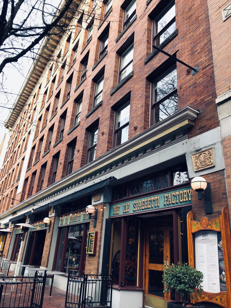 The Old Spaghetti Factory, Gastown – BUTTERFLY IN THE SPRING